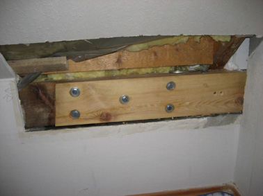 Sallmann Holzschutz GmbH - Zimmererarbeiten - Austausch eines Pfettenkopfes