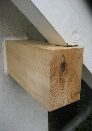 Sallmann Holzschutz GmbH - Zimmererarbeiten - Austausch eines Pfettenkopfes